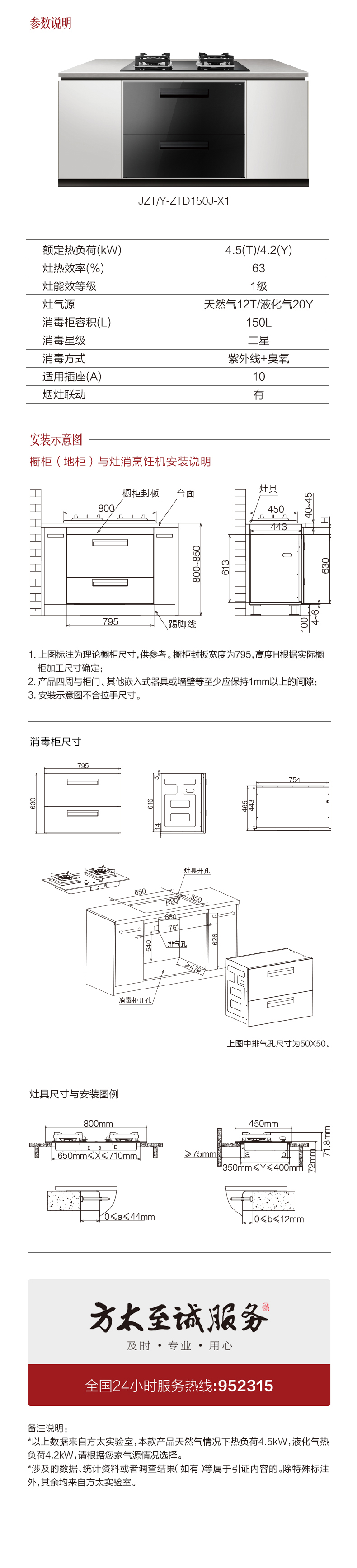 【JZY-ZTD150J-X1】功能_参数_安装图-FOTILE方太厨电官网